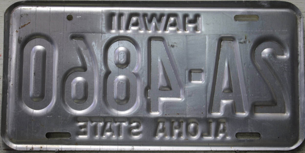 2A 4860 - Hawaii - 1977 | Great American Plates