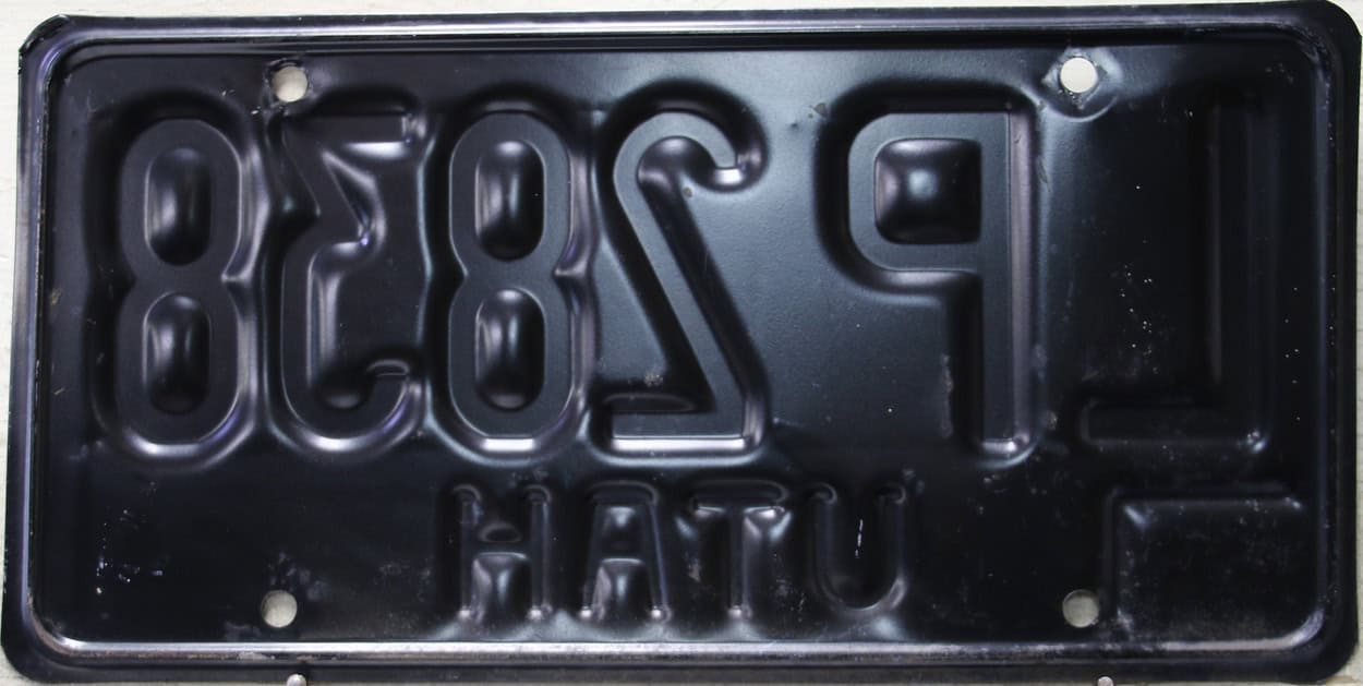 LP 2838 - Utah - 1970 | Great American Plates