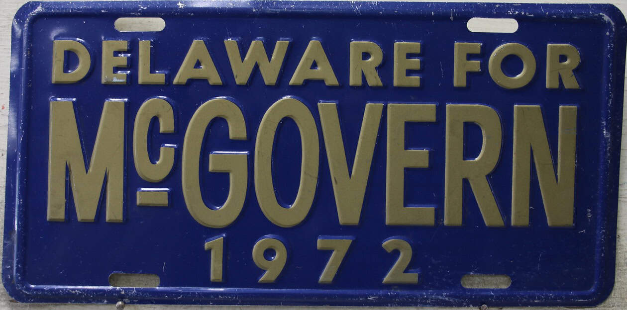 McGovern - Delaware - 1972 | Great American Plates