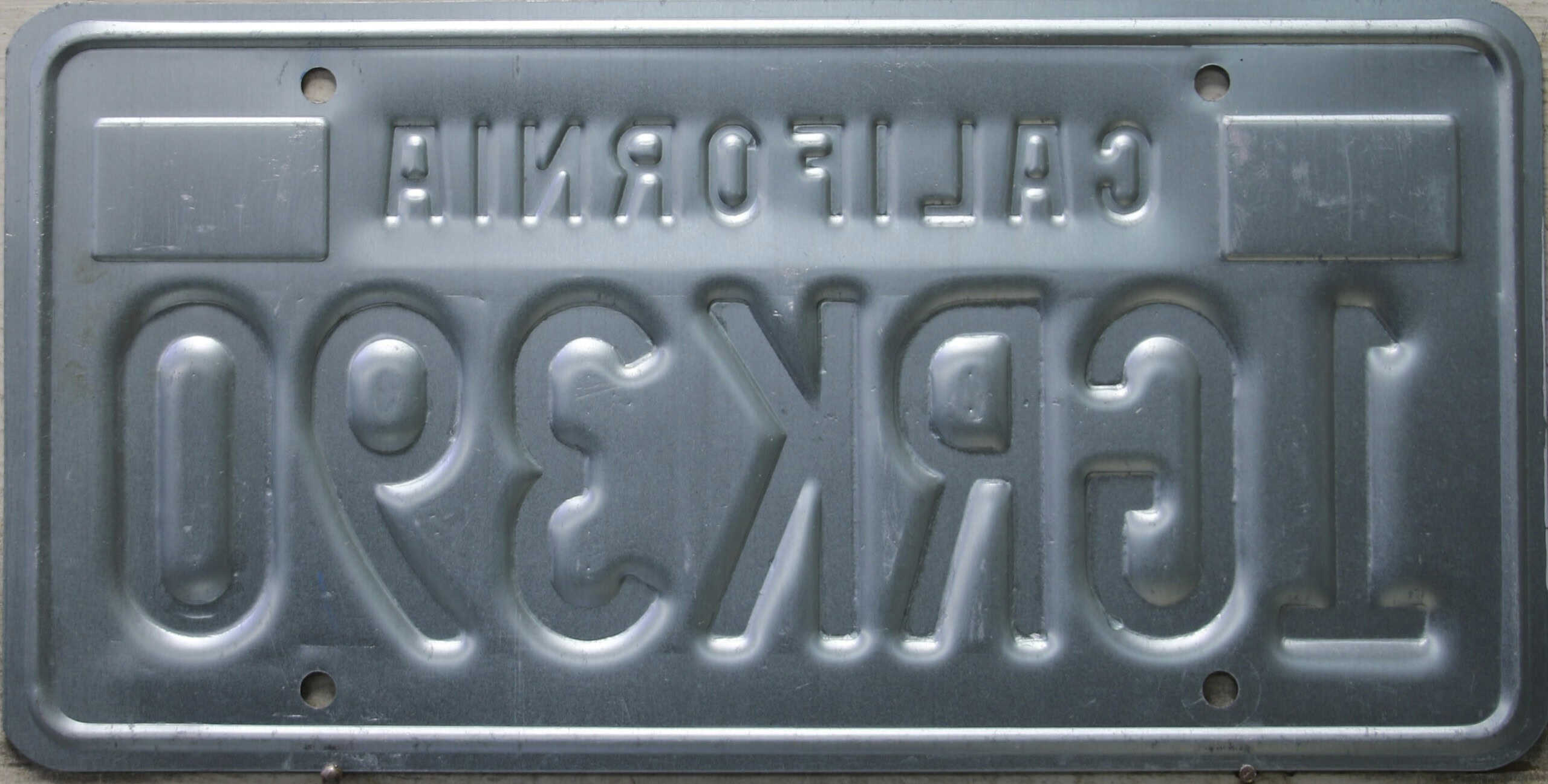 1GRK 390 - California - 1986 | Great American Plates